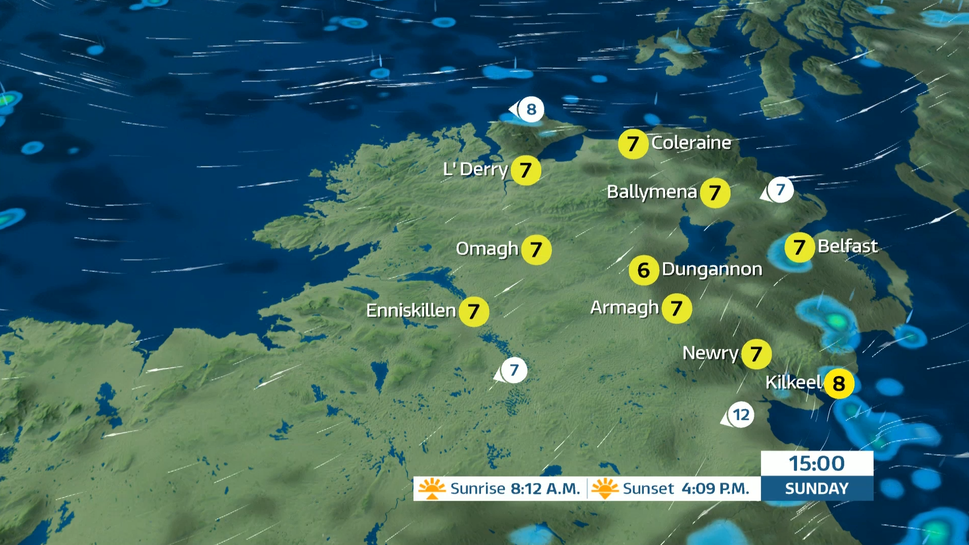 ITV branding on UTV weather - Clean Feed