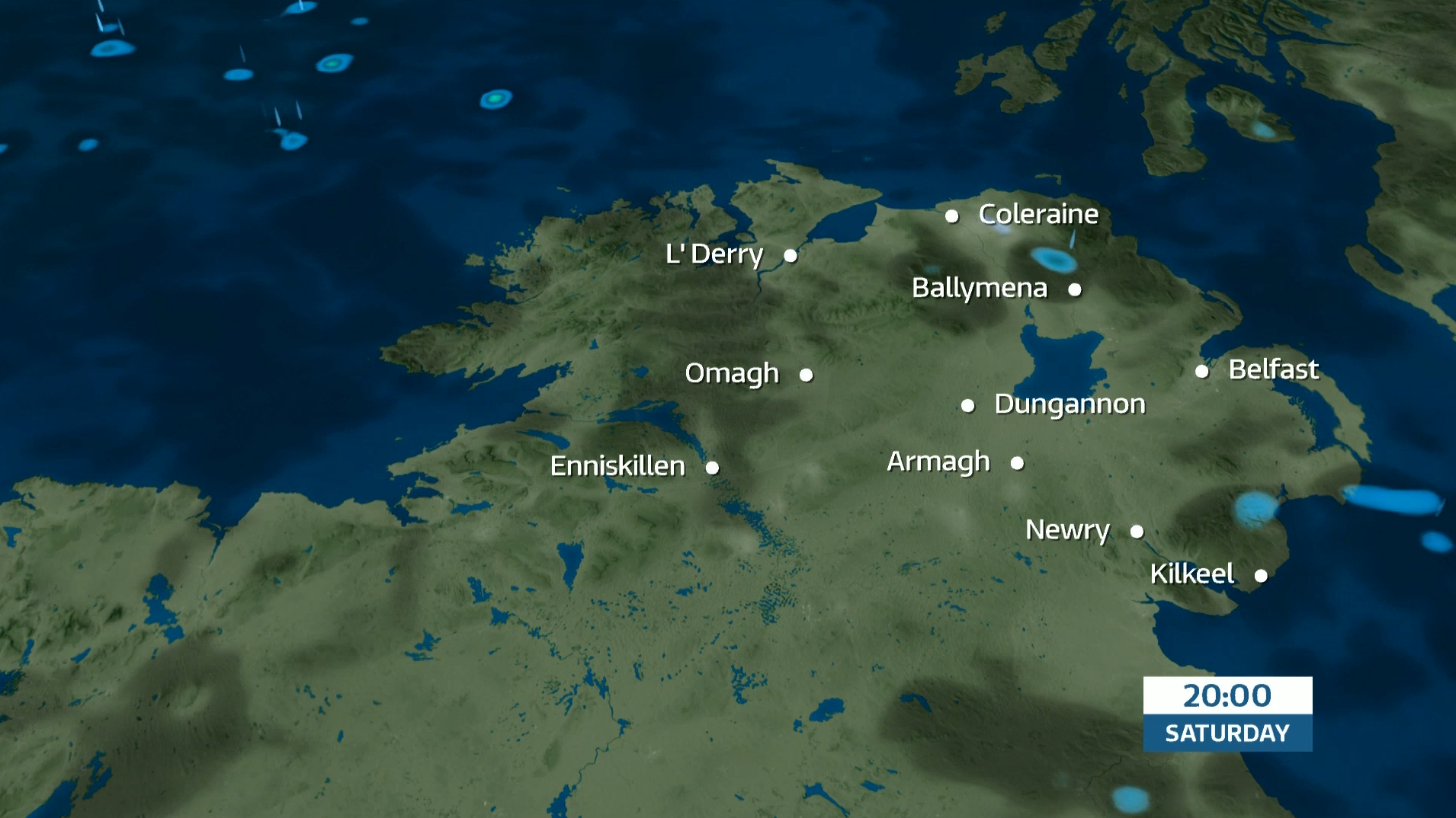 ITV branding on UTV weather - Clean Feed