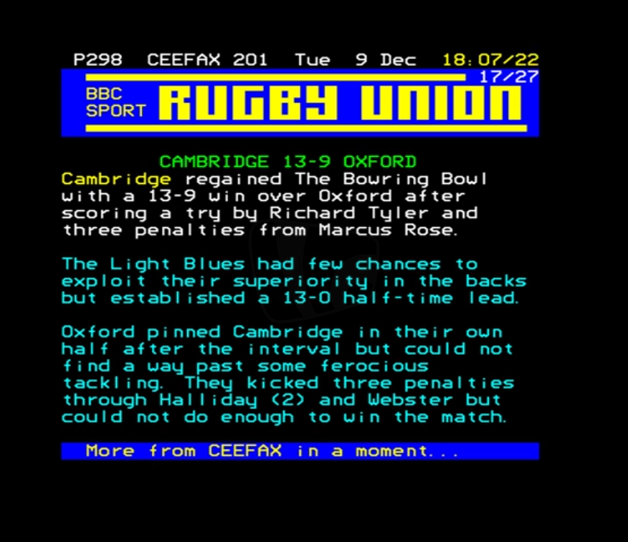 The history of Pages from Ceefax (part 1/3) - Rewind