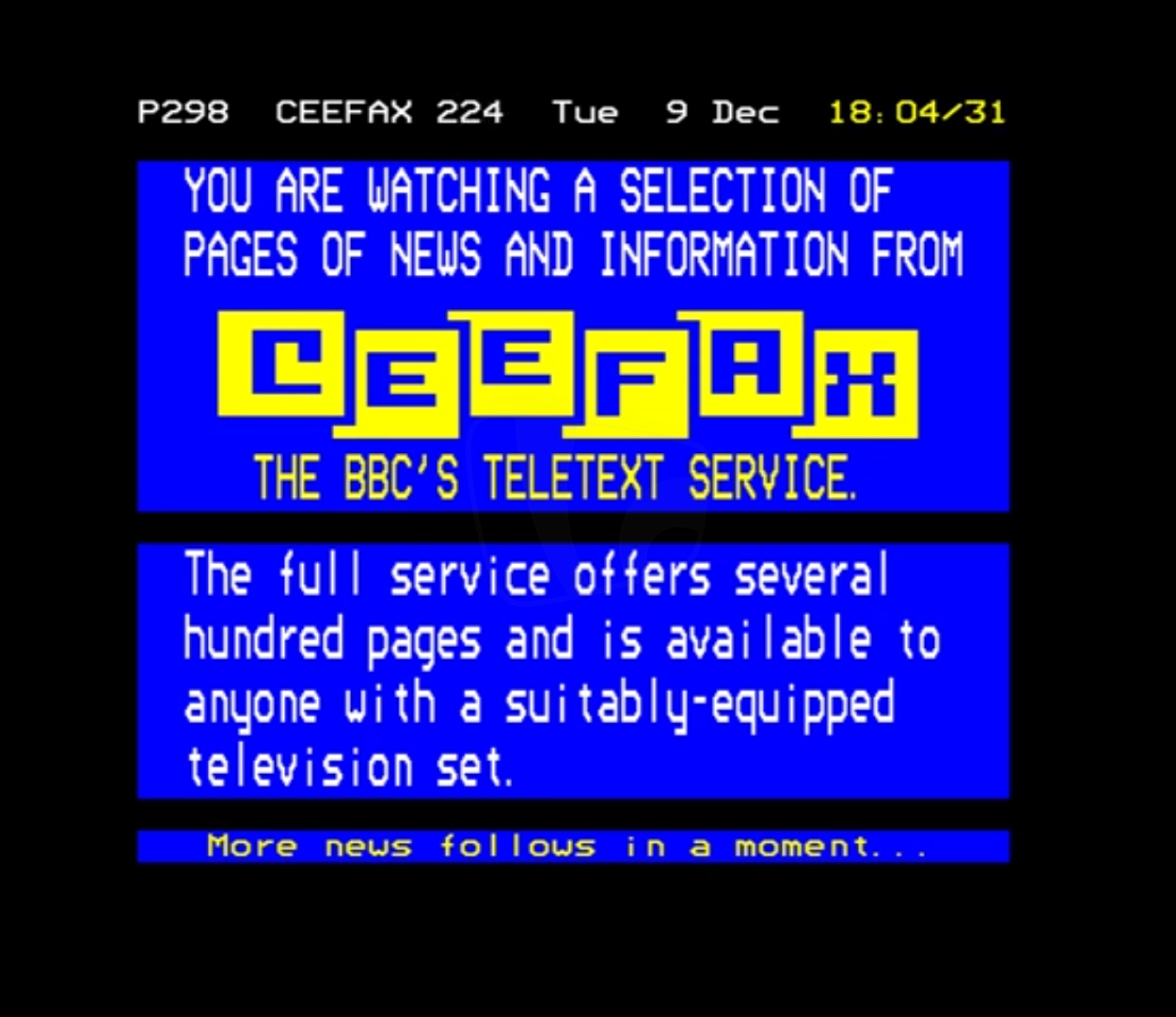 The history of Pages from Ceefax (part 1/3) - Rewind