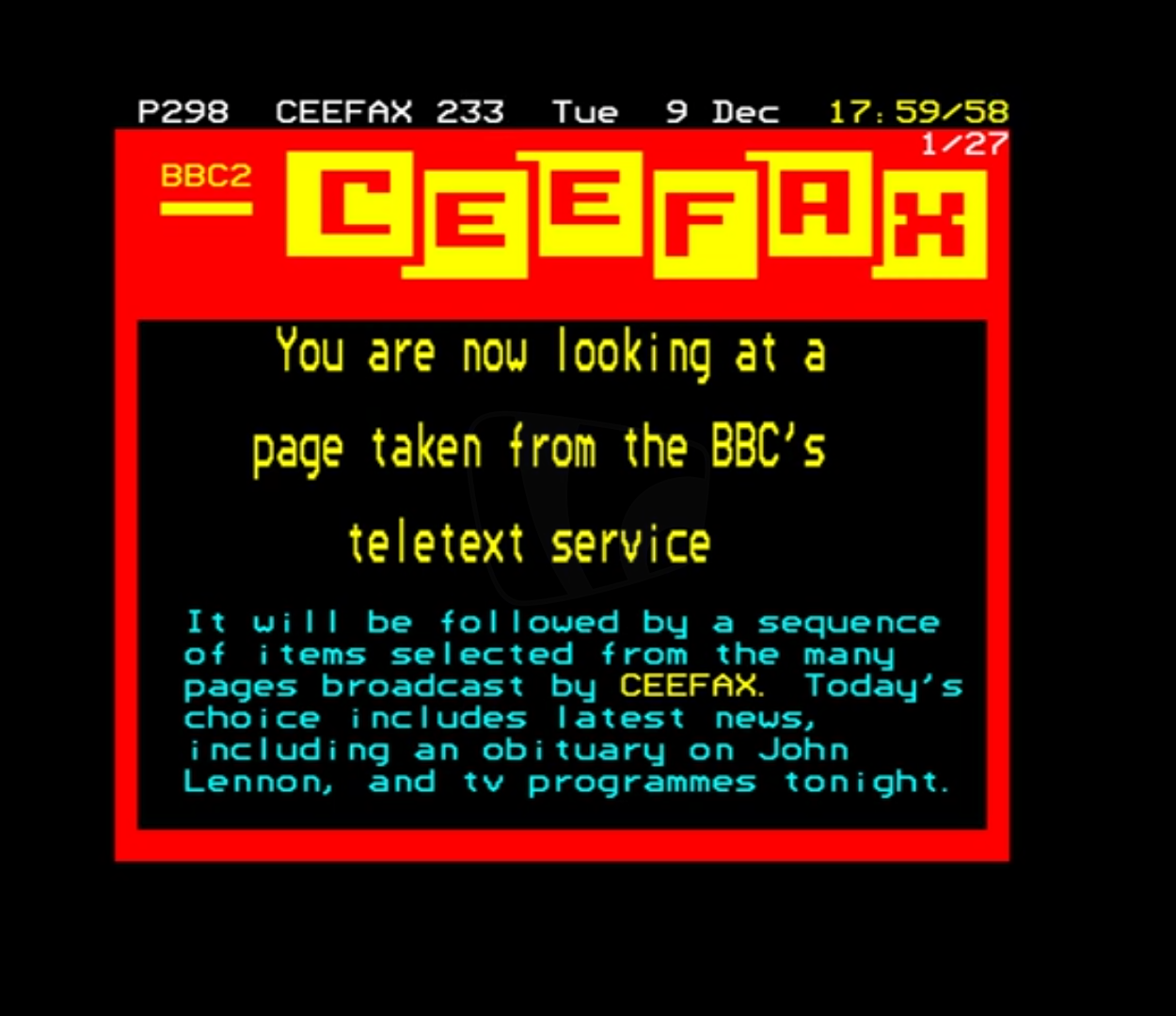 The history of Pages from Ceefax (part 1/3) - Rewind