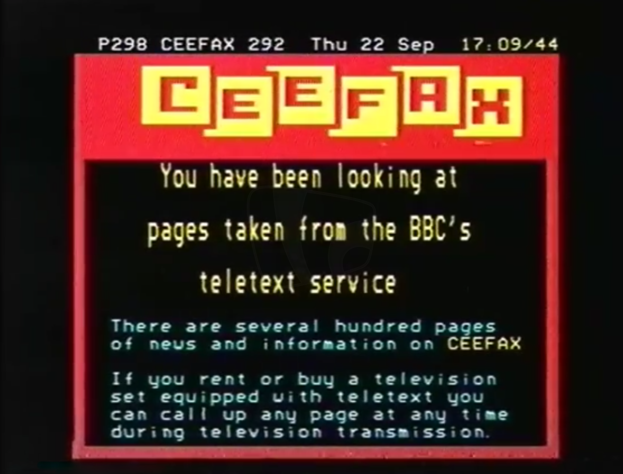 The history of Pages from Ceefax - Clean Feed