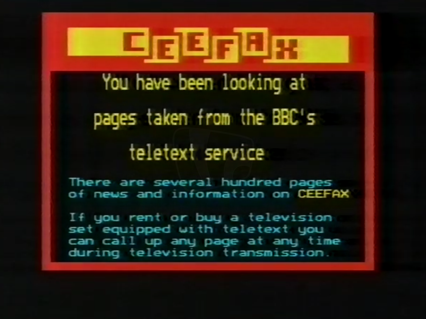 The history of Pages from Ceefax - Clean Feed