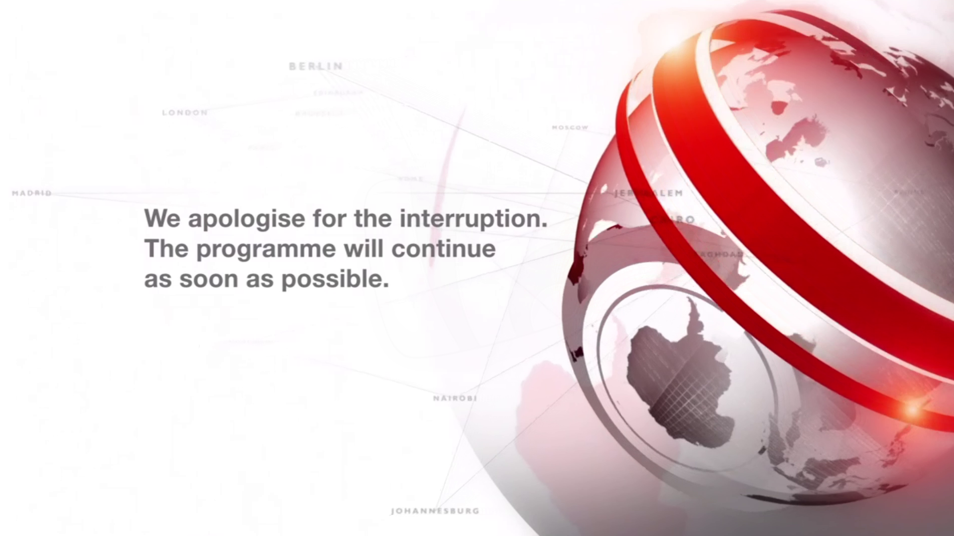 Not a great start to Saturday for the BBC News Channel - Clean Feed